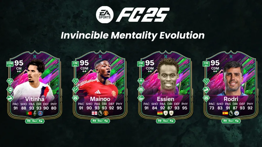 FC 25 Invincible Mentality Evolution: Best Players, All Upgrades & More